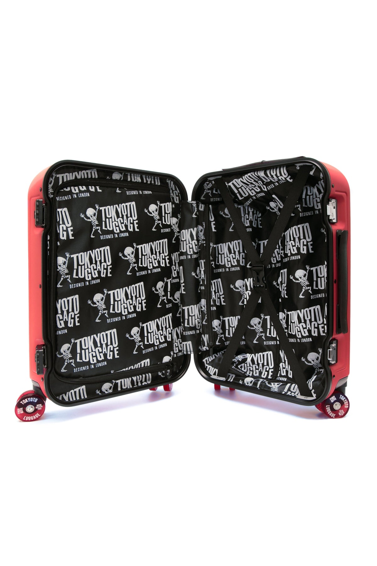 Japan Cabin Luggage Suitcase with Skate Wheels Coral Tokyo – TOKYOTO ...